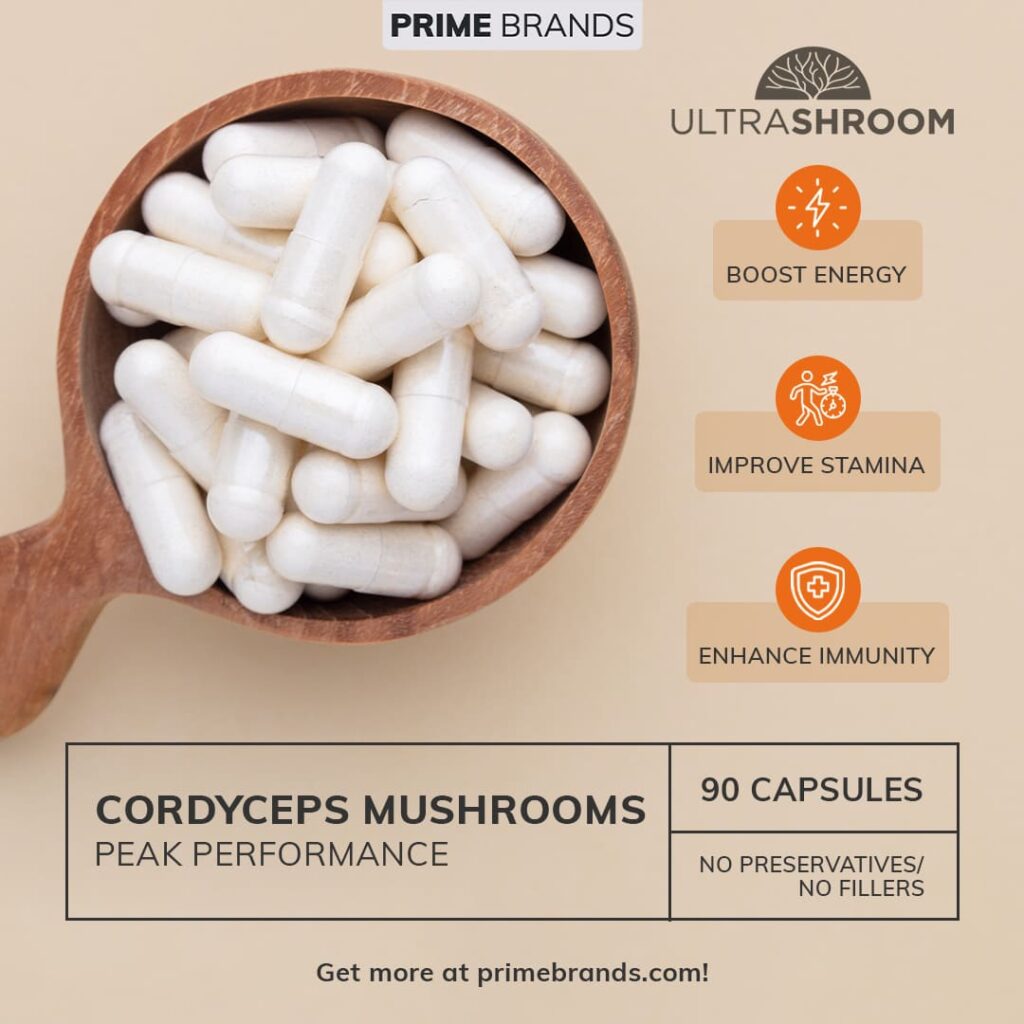 Shop Premium Cordyceps Capsules Supplement | Ultra Shroom