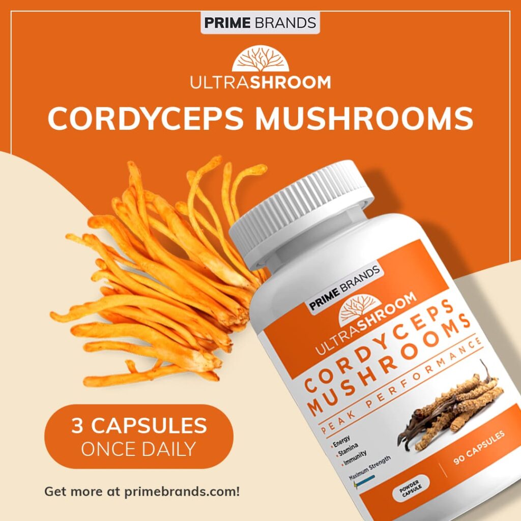 Shop Premium Cordyceps Capsules Supplement | Ultra Shroom