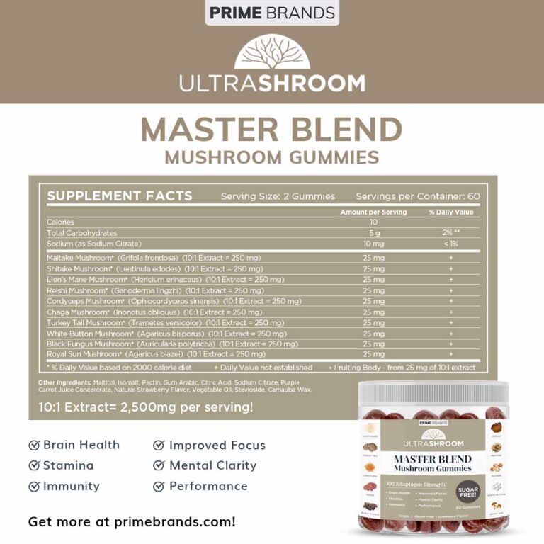 Buy Master Blend Mushroom Gummies Online | Ultra Shroom